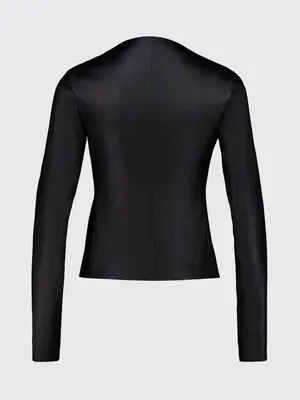 Stouls Zip-up Leather Top