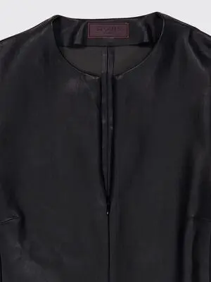 Stouls Zip-up Leather Top