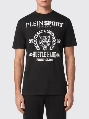PLEIN SPORT Contrasting Graphic Print Cotton T-shirt - White 1