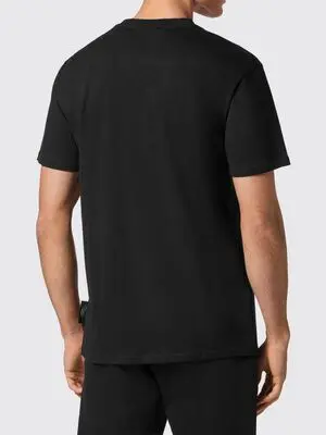PLEIN SPORT Contrasting Graphic Print Cotton T-shirt - White 1