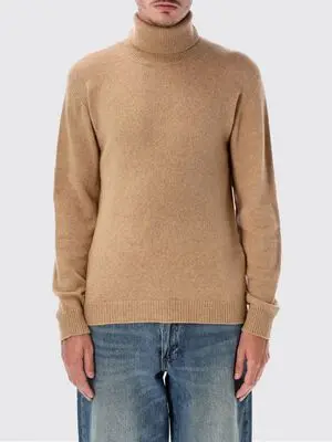 ROBERTO COLLINA Wool And Baby Camel Blend Turtleneck Jumper - Sand