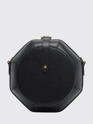 COCCINELLE Sewing Box Leather Shoulder Bag - Black