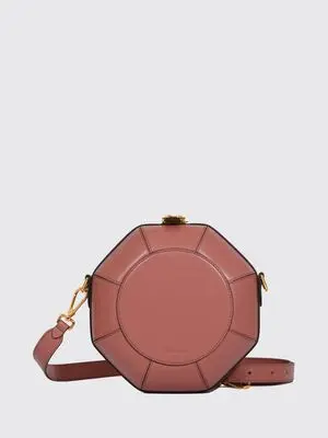 COCCINELLE Coccinelle Sewing Box Leather Shoulder Bag Pink