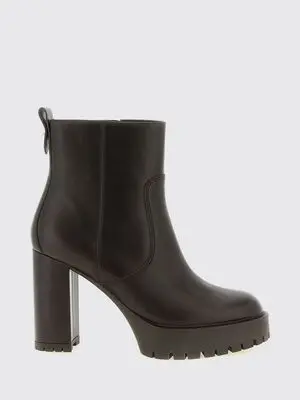Pinko Clara Leather Platform Ankle Boots