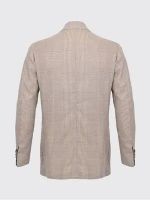 SARTORIO NAPOLI Double Breasted Plaid Blazer