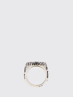 VIVIENNE WESTWOOD Lancelot Orb Logo Metal Ring