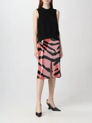 Bottega Veneta Sequined Fabric Skirt