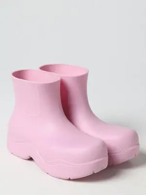 Bottega Veneta Puddle Boots In Biodegradable Rubber - Pink