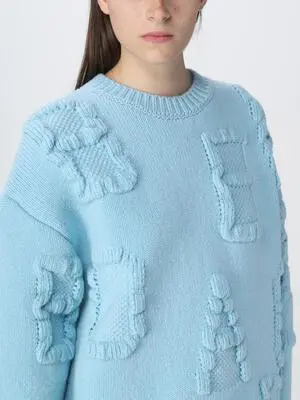 Bottega Veneta Wool Sweater With All-over Logo