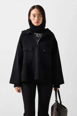 Bogner Trixie Hooded Wool Sweatshirt - Black