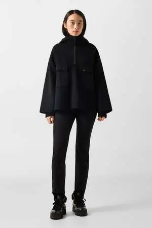 Bogner Trixie Hooded Wool Sweatshirt - Black
