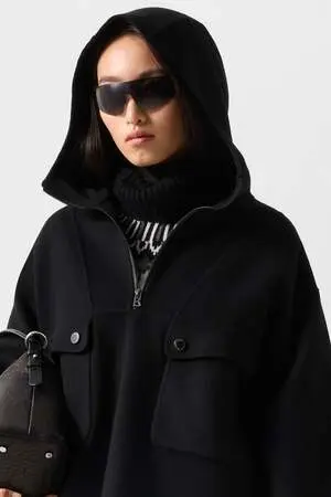 Bogner Trixie Hooded Wool Sweatshirt - Black