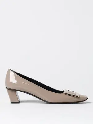 ROGER VIVIER Buckled Pumps - Dove Grey