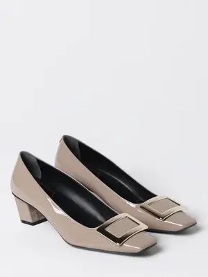 ROGER VIVIER Buckled Pumps - Dove Grey