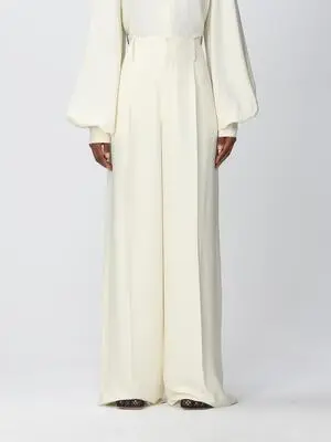Bottega Veneta Wide Pants - Yellow Cream