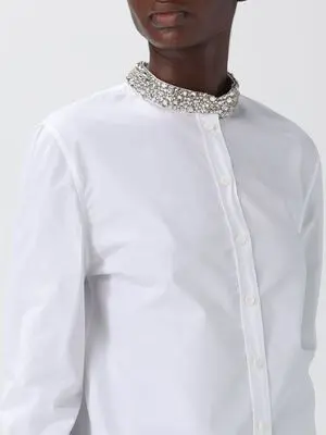 Alexander McQueen Embellished Collar Shirt