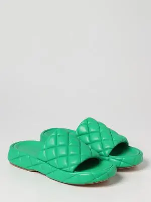 Bottega Veneta Padded Quilted Leather Sandals