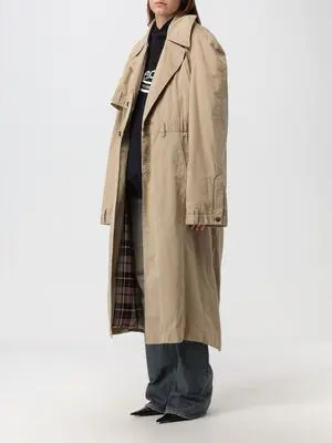 Balenciaga Trench Coat In Cotton