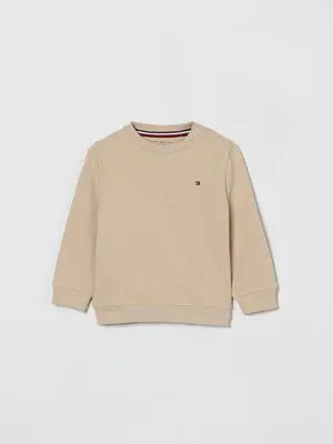 Tommy Hilfiger Cotton Crew Neck Sweatshirt - Sand