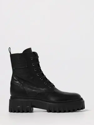 Hogan Lace-up Lug Sole Boots