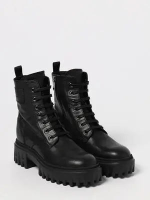 Hogan Lace-up Lug Sole Boots