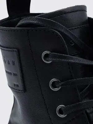 Hogan Smooth Calfskin Combat Boots