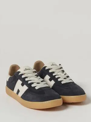 Hogan Lace-up Suede Sneakers - Blue