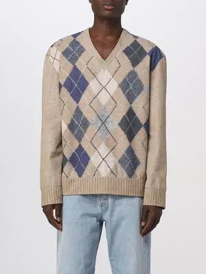 Bottega Veneta Printed Leather Sweater - Beige