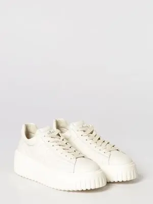 Hogan H-stripes Sneakers In Nappa Leather - Ivory