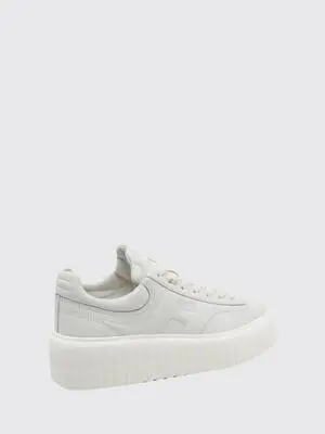 Hogan Nappa Leather Platform Sneakers - White 1