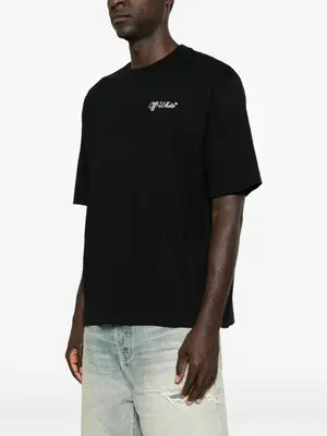 Off-White T-shirt Script Logo Skate