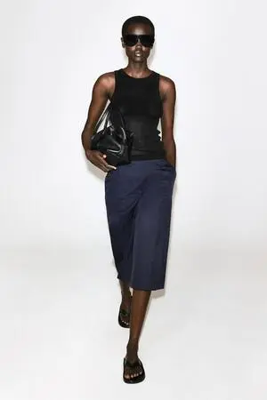 Cos Tailored Cotton-twill Culottes