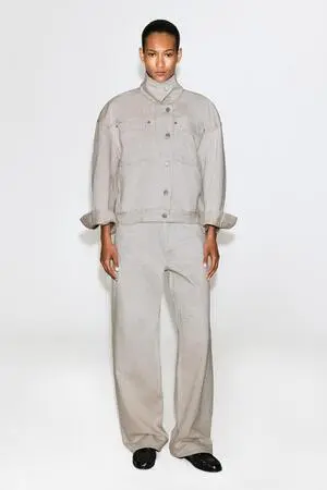 Cos Mock-neck Denim Jacket