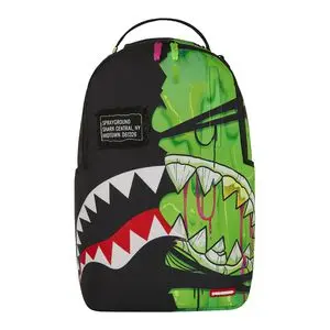 SPRAYGROUND Zombie Ooze Shark Central Backpack - Multicolor