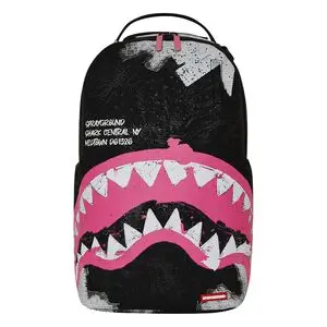 SPRAYGROUND Shark Central Acrylic Art Dlx Cotton Backpack - Multicolor