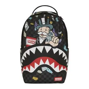 SPRAYGROUND Monopoly Shark Rich Backpack - Multicolor