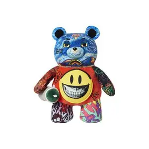 SPRAYGROUND Villain Money Bear Teddybear Ron English Edition Backpack - Multicolor