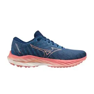 Mizuno Wmns Wave Inspire 19 Quartz Peach Bud - Blue