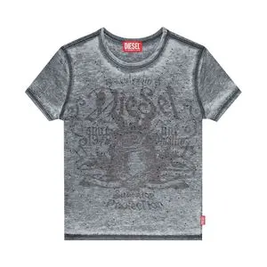 DIESEL® T-uncuties-long-aa3 T-shirt /grey - Blue