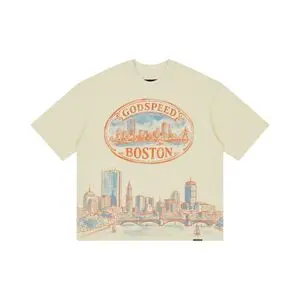GODSPEED Boston Skyline T-shirt 'bone - Cream