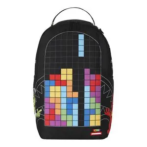 SPRAYGROUND Tetris With Diablo And Money Bear Backpack - Multicolor