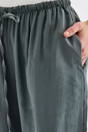 MONLICIA Novelle Modal Balloon Pants - Grey