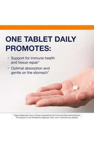 METAGENICS Zinc A.g. Highly Absorbable Immune Support Supplement 60 Tablets