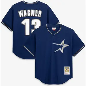 Mitchell & Ness Billy Wagner Houston Astros Authentic Batting Practice Jersey - Navy