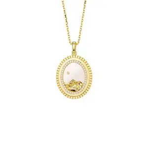VANIMY Parable Of The Mustard Seed Pendant Necklace - Gold