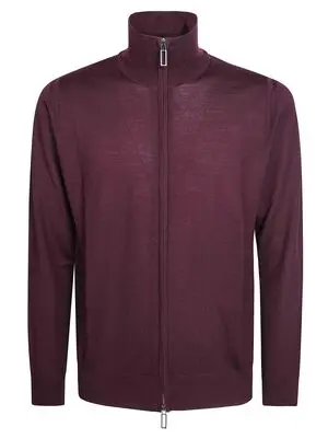 PAOLO PECORA Sweater Cardigan - Rosso