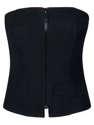 Pinko Diagonal Knit Top - Blu