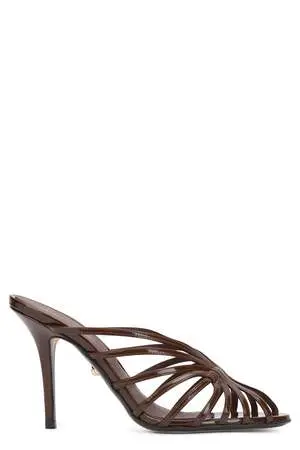 Alevi Milano Mid Heel Mules Clogs For Women