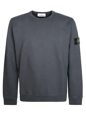 Stone Island Stone-inspired Fleece Sweatshirt - Grigio