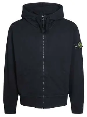 Stone Island Hooded Sweatshirt - Nero